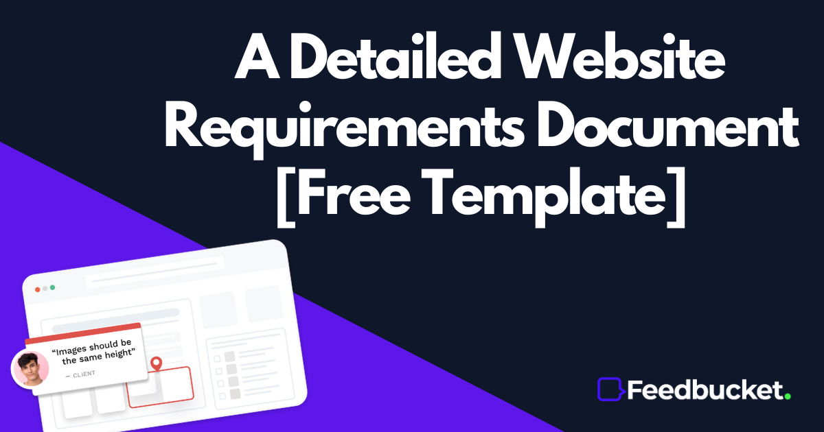 A Detailed Website Requirements Document [Free Template]